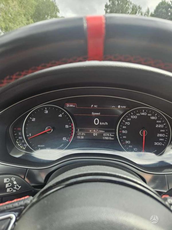 Grey Audi A6 2015 in Silale, with an engine capacity of 1.97 L and mileage of 180 thousand km for 10900 €, photo 6 on AUTOMOTO.COM.LV