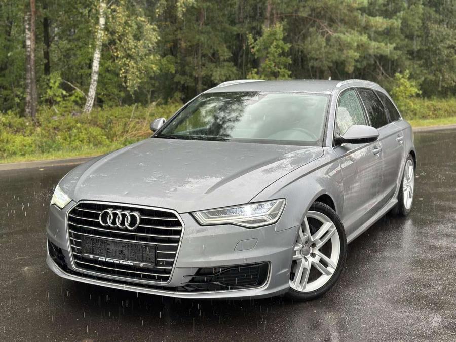 Grey Audi A6 2015 in Kaunas, with an engine capacity of 1.97 L and mileage of 212 thousand km for 10450 €, photo 1 on AUTOMOTO.COM.LV