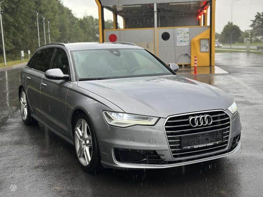 Grey Audi A6 2015 in Kaunas, with an engine capacity of 1.97 L and mileage of 212 thousand km for 10450 €, photo 3 on AUTOMOTO.COM.LV