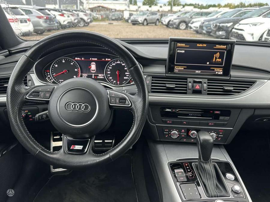 Grey Audi A6 2015 in Kaunas, with an engine capacity of 1.97 L and mileage of 212 thousand km for 10450 €, photo 8 on AUTOMOTO.COM.LV