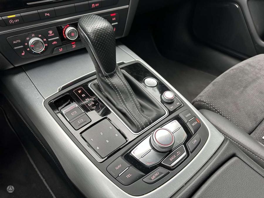 Grey Audi A6 2015 in Kaunas, with an engine capacity of 1.97 L and mileage of 212 thousand km for 10450 €, photo 9 on AUTOMOTO.COM.LV
