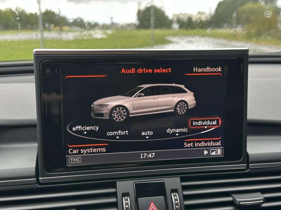 Grey Audi A6 2015 in Kaunas, with an engine capacity of 1.97 L and mileage of 212 thousand km for 10450 €, photo 13 on AUTOMOTO.COM.LV