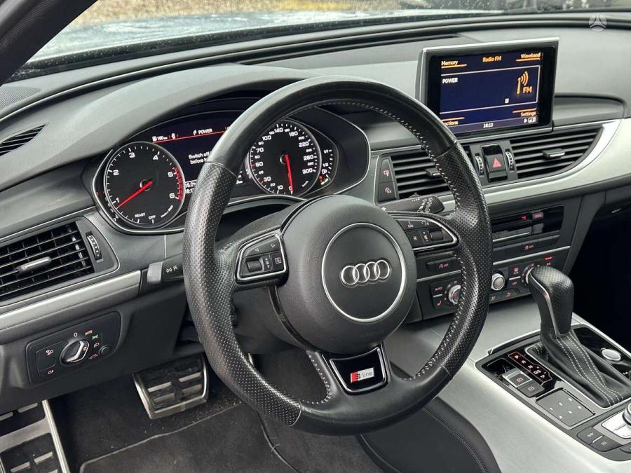 Grey Audi A6 2015 in Kaunas, with an engine capacity of 1.97 L and mileage of 212 thousand km for 10450 €, photo 19 on AUTOMOTO.COM.LV
