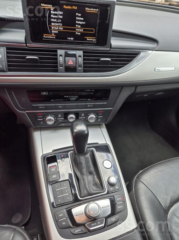 Pelēks Audi A6 2015 Rīga, ar dzinēja tilpumu 3.00 L un nobraukumu 302 tūkst. km par 8999 €, foto 4 vietnē AUTOMOTO.COM.LV