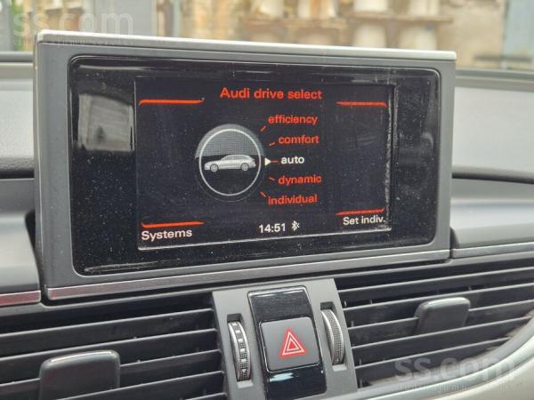 Pelēks Audi A6 2015 Rīga, ar dzinēja tilpumu 3.00 L un nobraukumu 302 tūkst. km par 8999 €, foto 9 vietnē AUTOMOTO.COM.LV