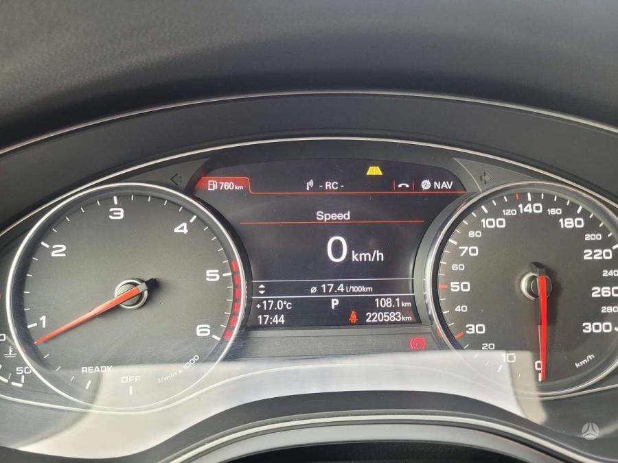 Pelēks Audi A6 2015 Marijampole, ar dzinēja tilpumu 2.97 L un nobraukumu 221 tūkst. km par 12500 €, foto 16 vietnē AUTOMOTO.COM.LV