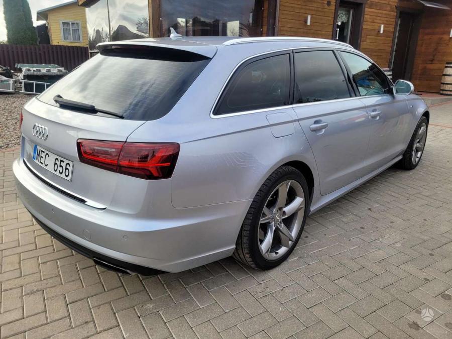 Pelēks Audi A6 2015 Marijampole, ar dzinēja tilpumu 2.97 L un nobraukumu 221 tūkst. km par 12500 €, foto 20 vietnē AUTOMOTO.COM.LV