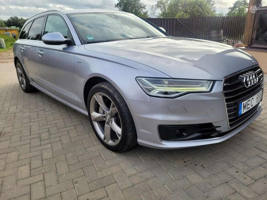 Pelēks Audi A6 2015 Marijampole, ar dzinēja tilpumu 2.97 L un nobraukumu 221 tūkst. km par 12500 €, foto 22 vietnē AUTOMOTO.COM.LV