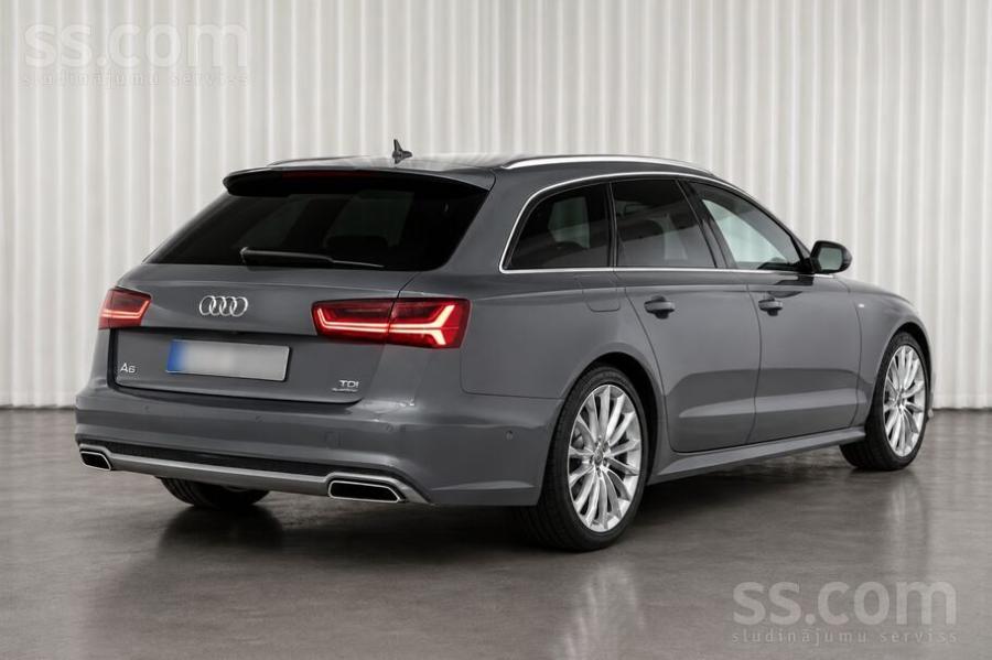Grey Audi A6 2015 in Tukums, with an engine capacity of 3.00 L and mileage of 239 thousand km for 14990 €, photo 3 on AUTOMOTO.COM.LV