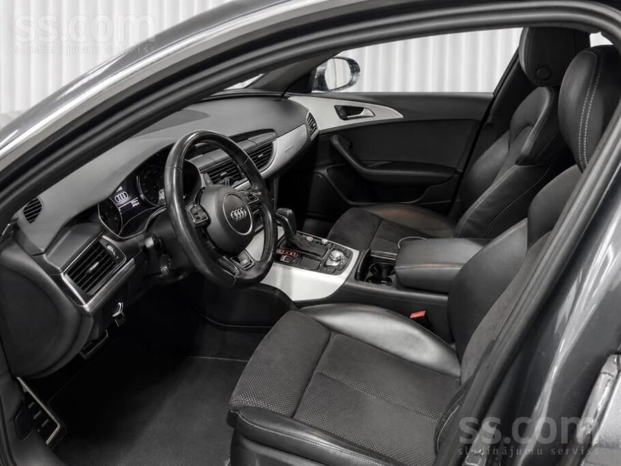 Grey Audi A6 2015 in Tukums, with an engine capacity of 3.00 L and mileage of 239 thousand km for 14990 €, photo 4 on AUTOMOTO.COM.LV