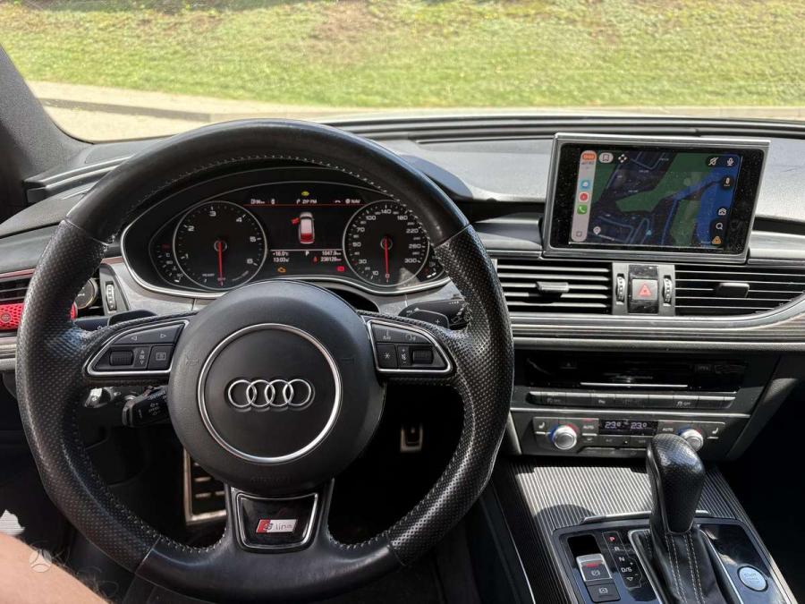 Pelēks Audi A6 2015 Viļņa, ar dzinēja tilpumu 3.00 L un nobraukumu 238 tūkst. km par 8998 €, foto 10 vietnē AUTOMOTO.COM.LV