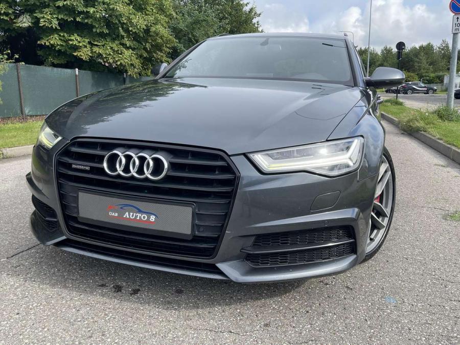 Grey Audi A6 2015 in Vilnius, with an engine capacity of 3.00 L and mileage of 239 thousand km for 16999 €, photo 12 on AUTOMOTO.COM.LV