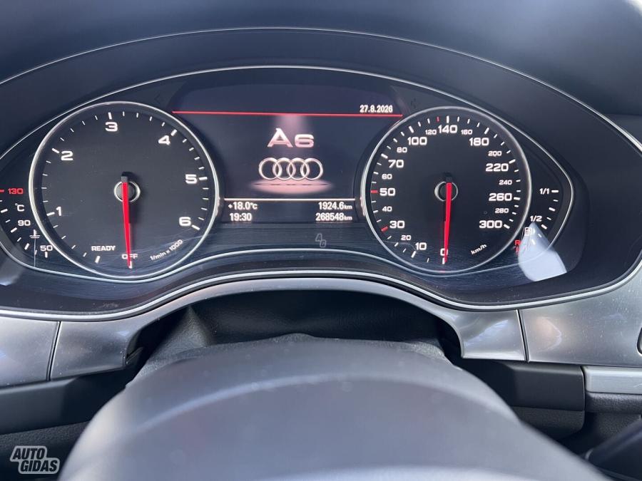 Grey Audi A6 2015 in Sakiai, with an engine capacity of 3.00 L and mileage of 269 thousand km for 13000 €, photo 10 on AUTOMOTO.COM.LV