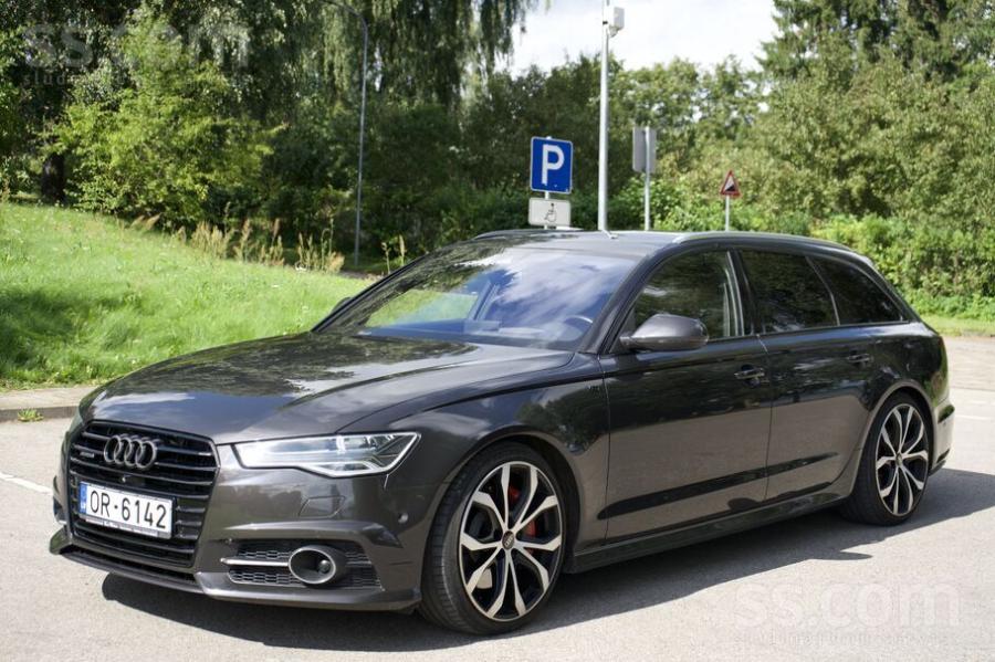 Grey Audi A6 2015 in Riga, with an engine capacity of 3.00 L and mileage of 226 thousand km for 21900 €, photo 3 on AUTOMOTO.COM.LV
