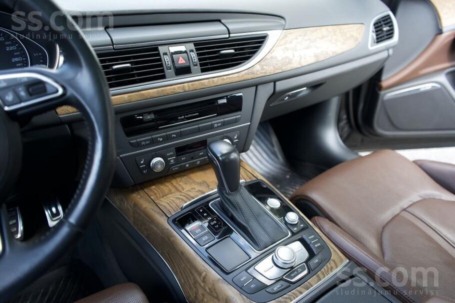 Grey Audi A6 2015 in Riga, with an engine capacity of 3.00 L and mileage of 226 thousand km for 21900 €, photo 20 on AUTOMOTO.COM.LV