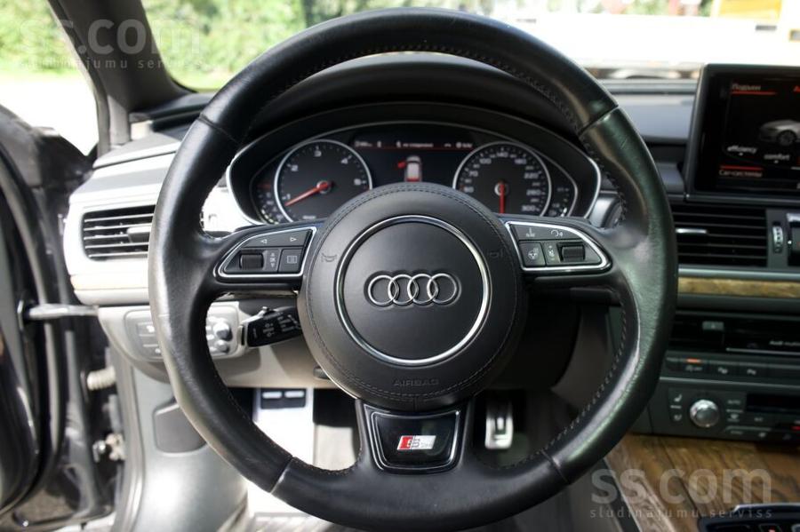 Grey Audi A6 2015 in Riga, with an engine capacity of 3.00 L and mileage of 226 thousand km for 21900 €, photo 21 on AUTOMOTO.COM.LV