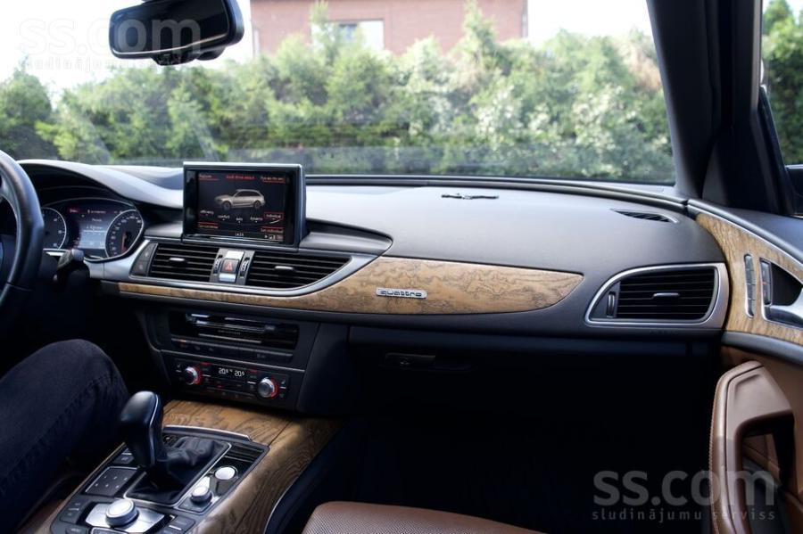 Grey Audi A6 2015 in Riga, with an engine capacity of 3.00 L and mileage of 226 thousand km for 21900 €, photo 25 on AUTOMOTO.COM.LV