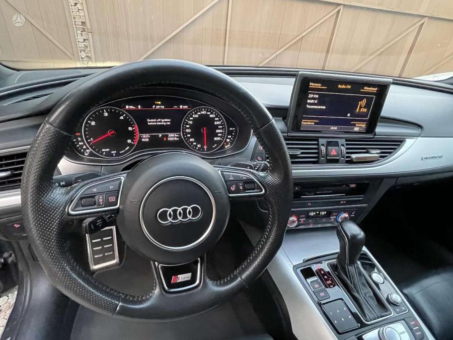 Pelēks Audi A6 2015 Viļņa, ar dzinēja tilpumu 3.00 L un nobraukumu 239 tūkst. km par 16999 €, foto 28 vietnē AUTOMOTO.COM.LV