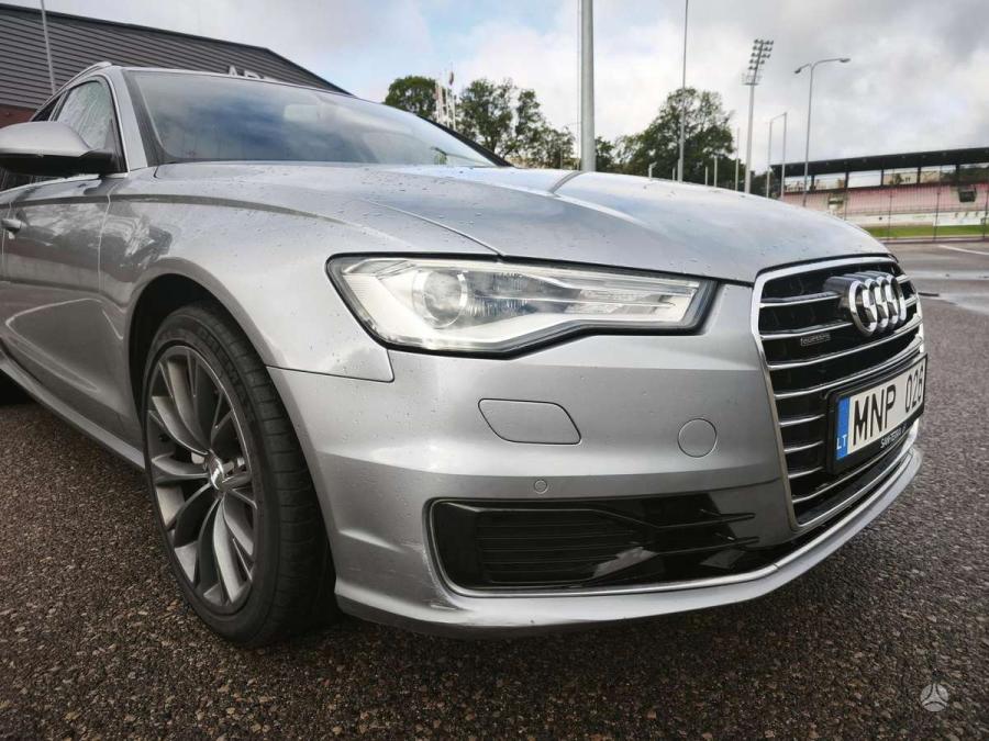 Grey Audi A6 2015 in Telschi, with an engine capacity of 2.97 L and mileage of 310 thousand km for 10500 €, photo 11 on AUTOMOTO.COM.LV