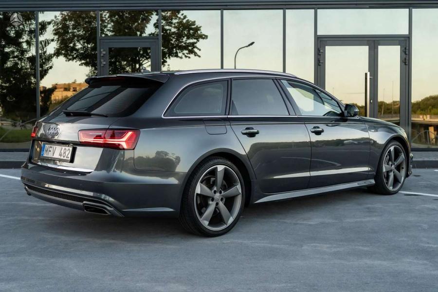 Grey Audi A6 2015 in Klaipeda, with an engine capacity of 2.97 L and mileage of 316 thousand km for 17100 €, photo 5 on AUTOMOTO.COM.LV