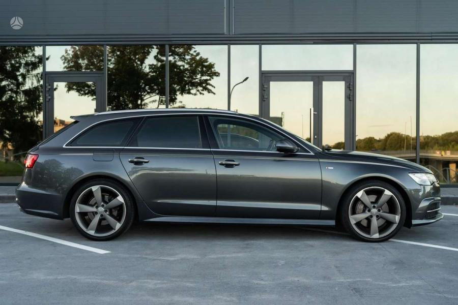 Grey Audi A6 2015 in Klaipeda, with an engine capacity of 2.97 L and mileage of 316 thousand km for 17100 €, photo 6 on AUTOMOTO.COM.LV