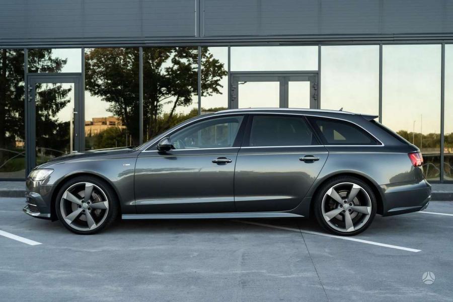 Grey Audi A6 2015 in Klaipeda, with an engine capacity of 2.97 L and mileage of 316 thousand km for 17100 €, photo 7 on AUTOMOTO.COM.LV