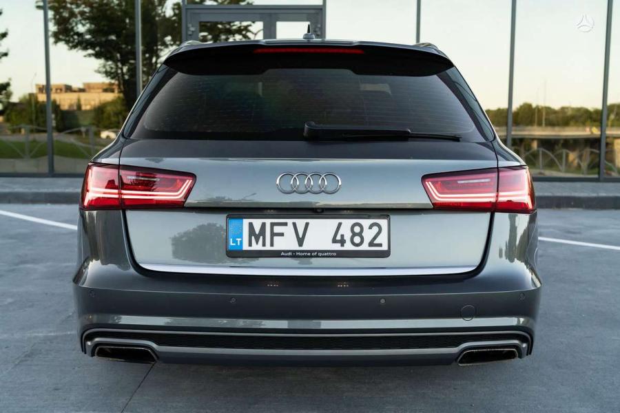 Grey Audi A6 2015 in Klaipeda, with an engine capacity of 2.97 L and mileage of 316 thousand km for 17100 €, photo 22 on AUTOMOTO.COM.LV