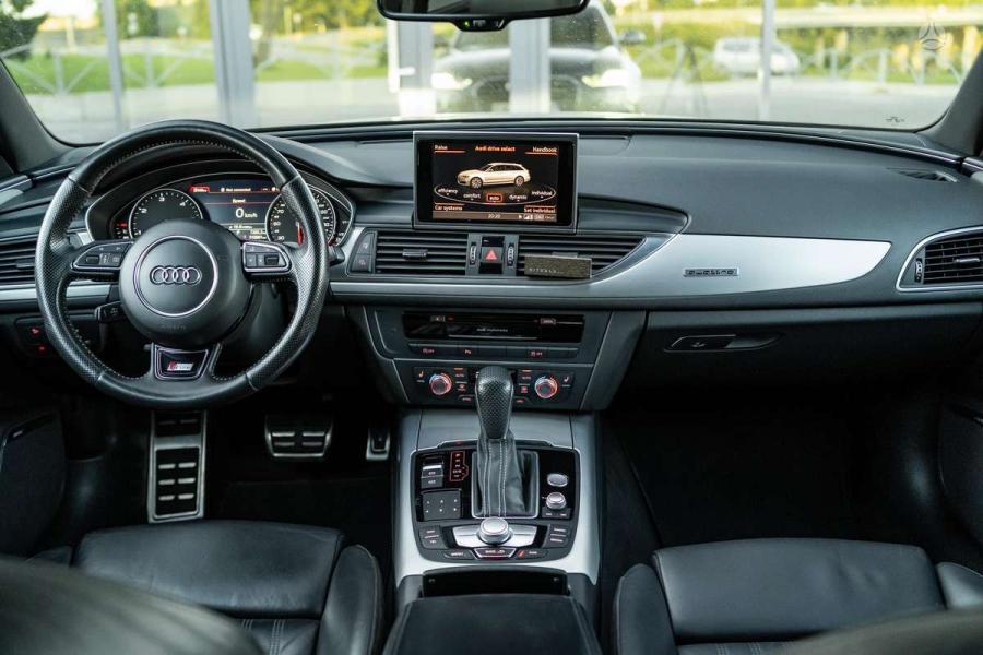 Grey Audi A6 2015 in Klaipeda, with an engine capacity of 2.97 L and mileage of 316 thousand km for 17100 €, photo 27 on AUTOMOTO.COM.LV