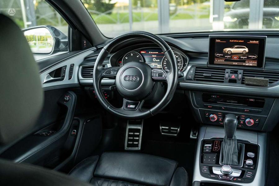 Grey Audi A6 2015 in Klaipeda, with an engine capacity of 2.97 L and mileage of 316 thousand km for 17100 €, photo 29 on AUTOMOTO.COM.LV