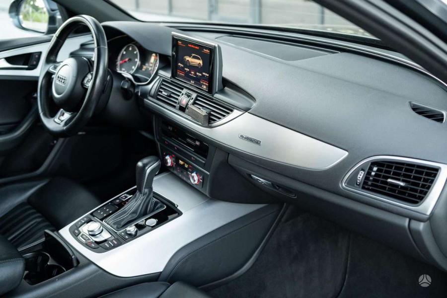 Grey Audi A6 2015 in Klaipeda, with an engine capacity of 2.97 L and mileage of 316 thousand km for 17100 €, photo 37 on AUTOMOTO.COM.LV
