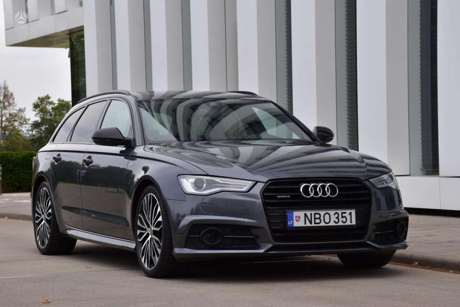 Pelēks Audi A6 2015 Viļņa, ar dzinēja tilpumu 2.97 L un nobraukumu 264 tūkst. km par 15500 €, foto 6 vietnē AUTOMOTO.COM.LV