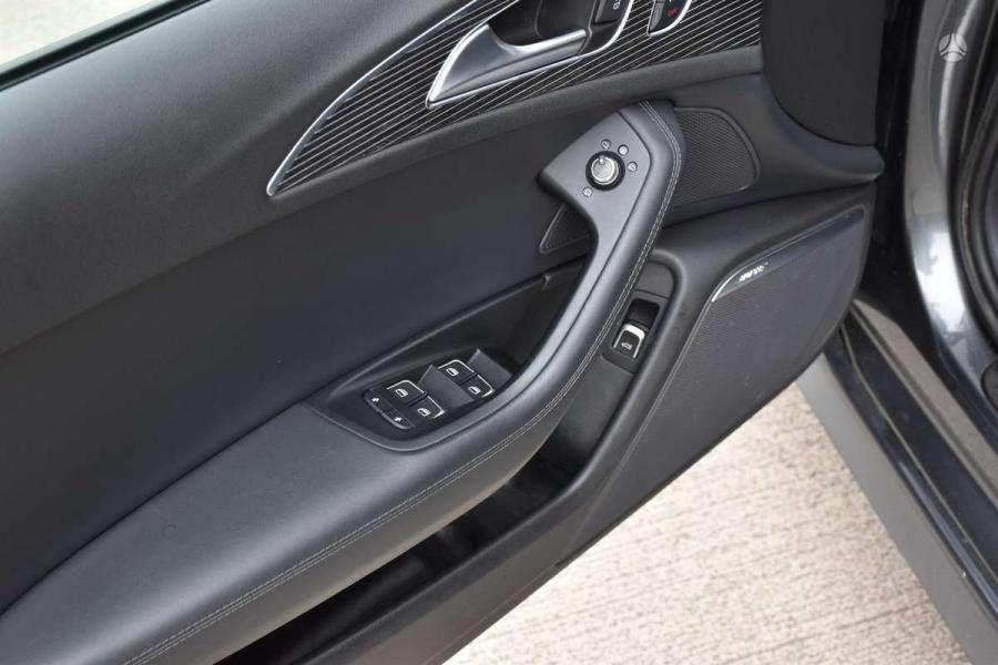 Pelēks Audi A6 2015 Viļņa, ar dzinēja tilpumu 2.97 L un nobraukumu 264 tūkst. km par 15500 €, foto 13 vietnē AUTOMOTO.COM.LV