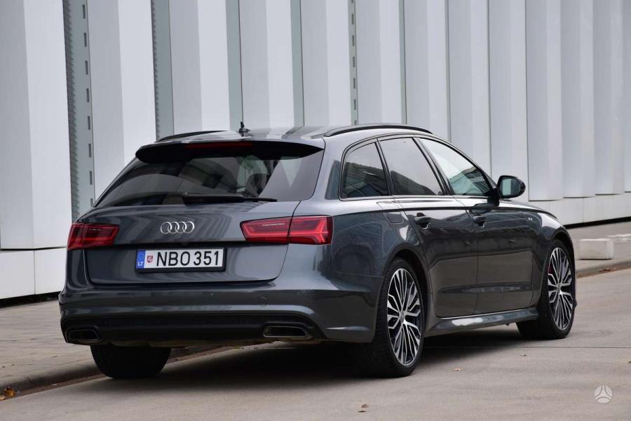 Pelēks Audi A6 2015 Viļņa, ar dzinēja tilpumu 2.97 L un nobraukumu 264 tūkst. km par 15500 €, foto 14 vietnē AUTOMOTO.COM.LV