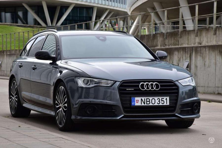 Pelēks Audi A6 2015 Viļņa, ar dzinēja tilpumu 2.97 L un nobraukumu 264 tūkst. km par 15500 €, foto 18 vietnē AUTOMOTO.COM.LV