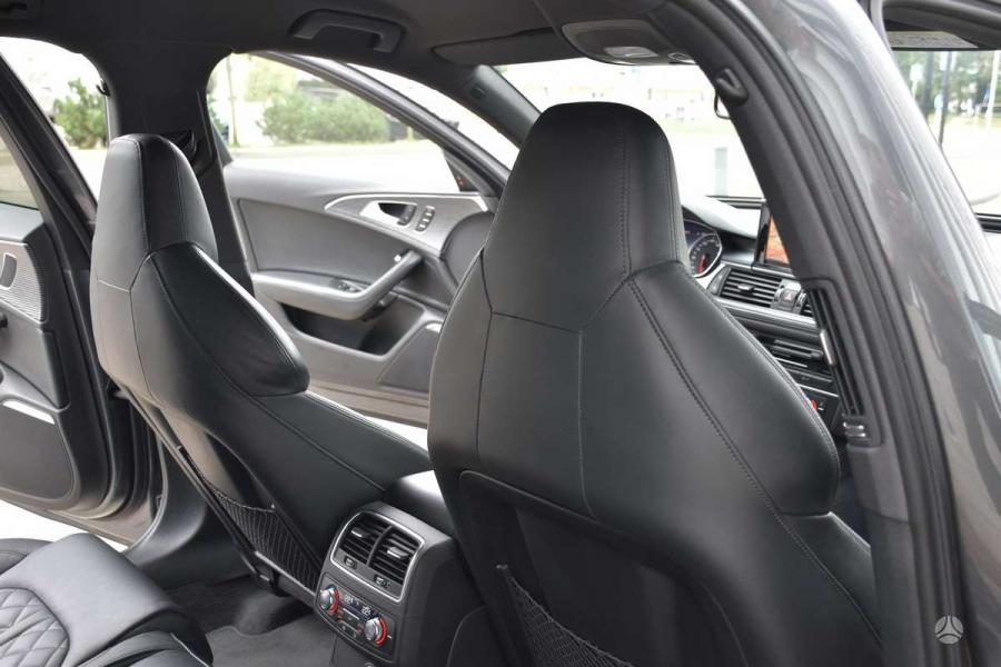 Pelēks Audi A6 2015 Viļņa, ar dzinēja tilpumu 2.97 L un nobraukumu 264 tūkst. km par 15500 €, foto 32 vietnē AUTOMOTO.COM.LV