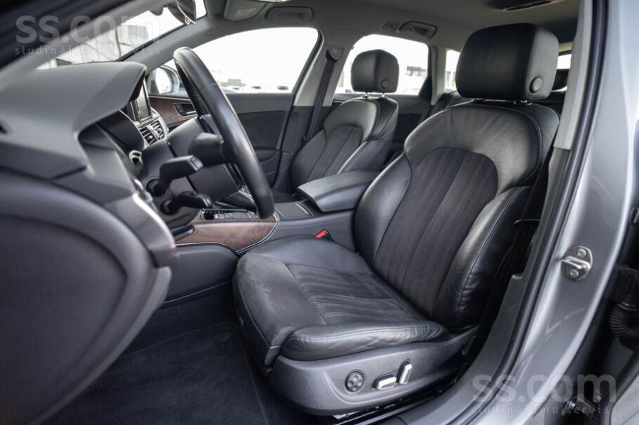 Pelēks Audi A6 2015 Rīga, ar dzinēja tilpumu 3.00 L un nobraukumu 282 tūkst. km par 12990 €, foto 14 vietnē AUTOMOTO.COM.LV