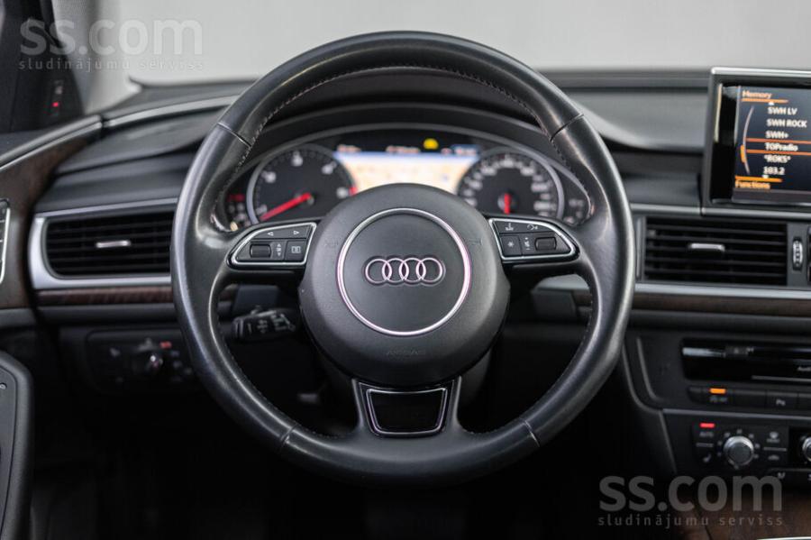Pelēks Audi A6 2015 Rīga, ar dzinēja tilpumu 3.00 L un nobraukumu 282 tūkst. km par 12990 €, foto 16 vietnē AUTOMOTO.COM.LV