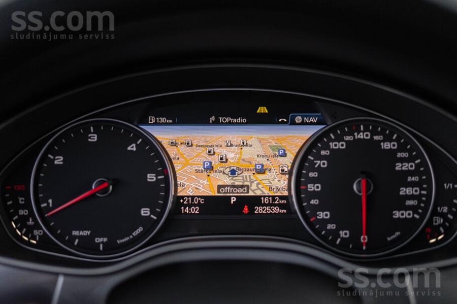Pelēks Audi A6 2015 Rīga, ar dzinēja tilpumu 3.00 L un nobraukumu 282 tūkst. km par 12990 €, foto 17 vietnē AUTOMOTO.COM.LV