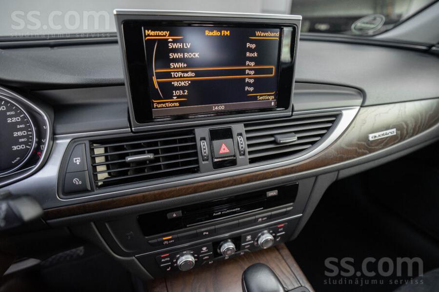 Pelēks Audi A6 2015 Rīga, ar dzinēja tilpumu 3.00 L un nobraukumu 282 tūkst. km par 12990 €, foto 20 vietnē AUTOMOTO.COM.LV