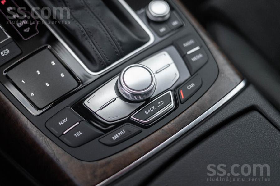 Pelēks Audi A6 2015 Rīga, ar dzinēja tilpumu 3.00 L un nobraukumu 282 tūkst. km par 12990 €, foto 26 vietnē AUTOMOTO.COM.LV