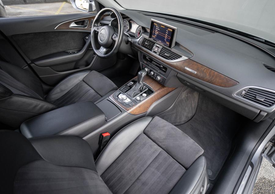 Pelēks Audi A6 2015 Rīga, ar dzinēja tilpumu 3.00 L un nobraukumu 282 tūkst. km par 12990 €, foto 32 vietnē AUTOMOTO.COM.LV
