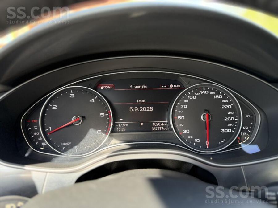 Grey Audi A6 2015 in Dobele, with an engine capacity of 2.00 L and mileage of 357 thousand km for 10500 €, photo 13 on AUTOMOTO.COM.LV