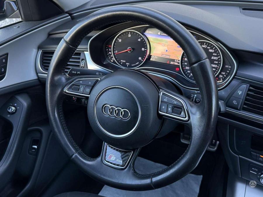 Pelēks Audi A6 2015 Viļņa, ar dzinēja tilpumu 1.97 L un nobraukumu 268 tūkst. km par 11500 €, foto 8 vietnē AUTOMOTO.COM.LV