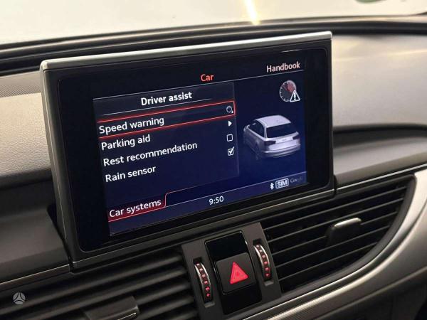 Audi A6 2015 in Marijampole on AUTOMOTO.COM.LV Grey Audi A6 2015 in Marijampole, with an engine capacity of 1.97 L and mileage of 242 thousand km for 12750 €, photo 6 on AUTOMOTO.COM.LV