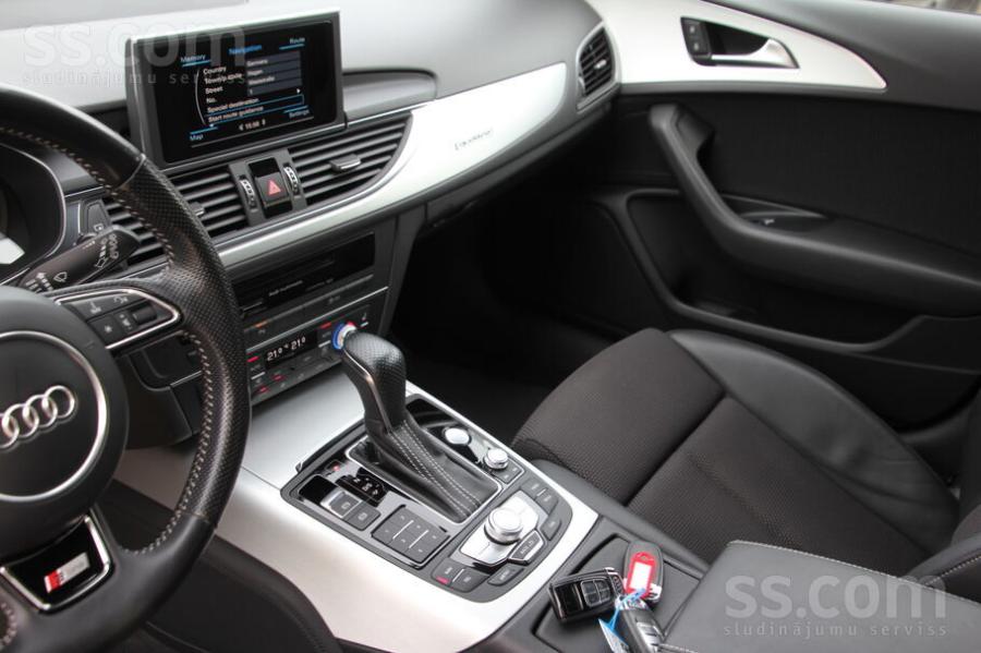 Grey Audi A6 2015 in Tukums, with an engine capacity of 3.00 L and mileage of 274 thousand km for 12500 €, photo 8 on AUTOMOTO.COM.LV