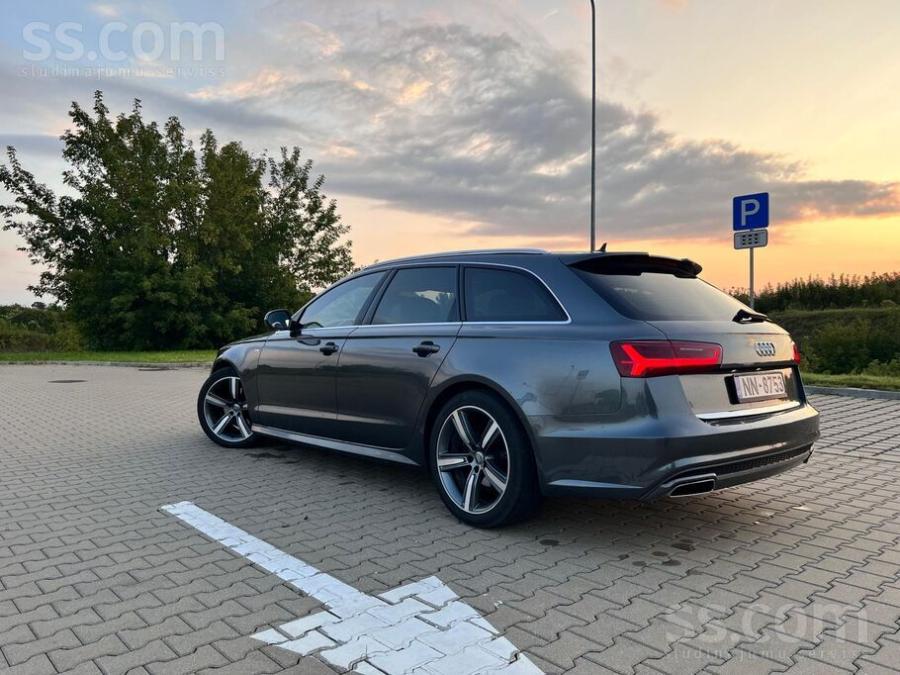 Grey Audi A6 2015 in Daugavpils, with an engine capacity of 2.00 L and mileage of 211 thousand km for 13500 €, photo 1 on AUTOMOTO.COM.LV