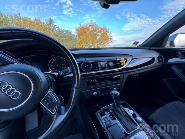 Grey Audi A6 2015 in Daugavpils, with an engine capacity of 2.00 L and mileage of 211 thousand km for 13500 €, photo 7 on AUTOMOTO.COM.LV