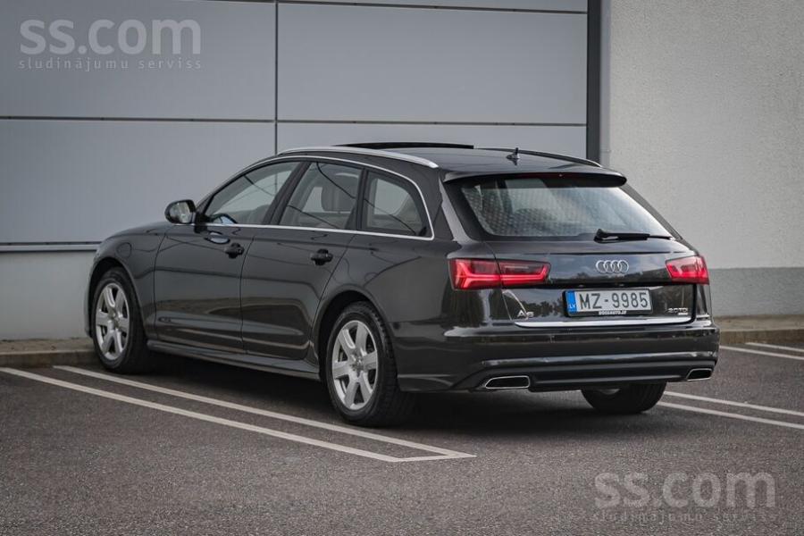 Grey Audi A6 2015 in Riga, with an engine capacity of 2.00 L and mileage of 257 thousand km for 12500 €, photo 7 on AUTOMOTO.COM.LV