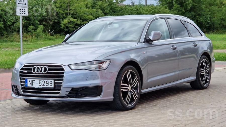 Grey Audi A6 2015 in Jelgava, with an engine capacity of 2.00 L and mileage of 274 thousand km for 9950 €, photo 1 on AUTOMOTO.COM.LV