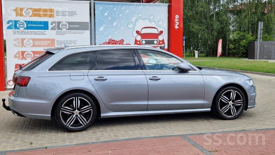 Grey Audi A6 2015 in Jelgava, with an engine capacity of 2.00 L and mileage of 274 thousand km for 9950 €, photo 8 on AUTOMOTO.COM.LV